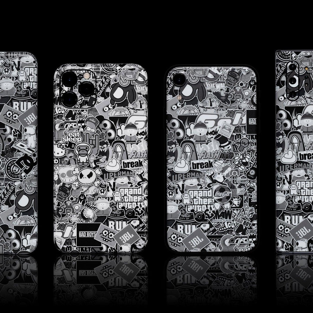 Stickerbomb “grows up” with Monochrome! – Slickwraps