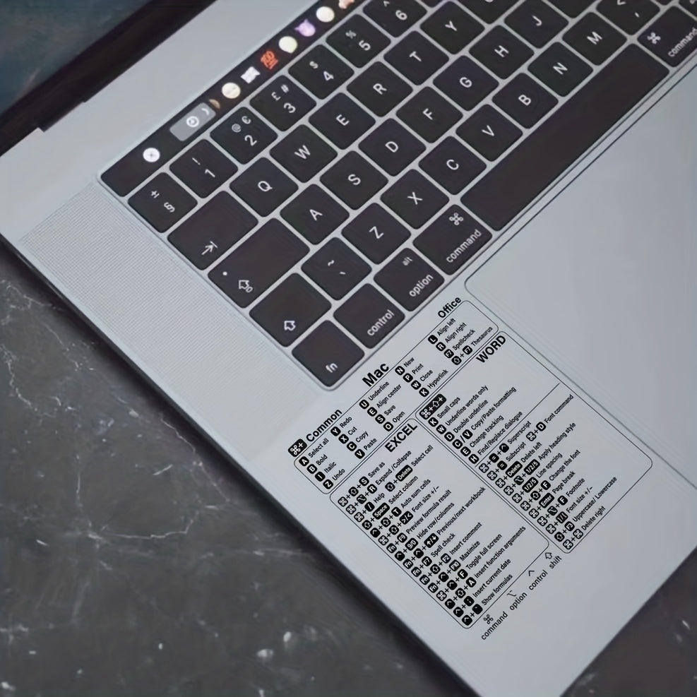 Mac OS (M/Intel) + Word/Excel (for Mac) Quick Reference Keyboard Short – Slickwraps