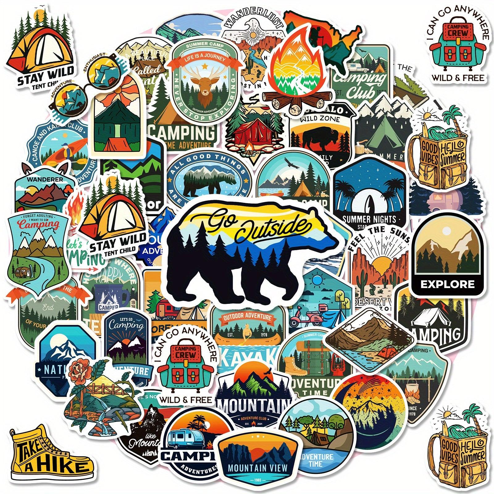 National Parks + Outdoor Adventure - Mystery Sticker Pack - 112 pcs ...