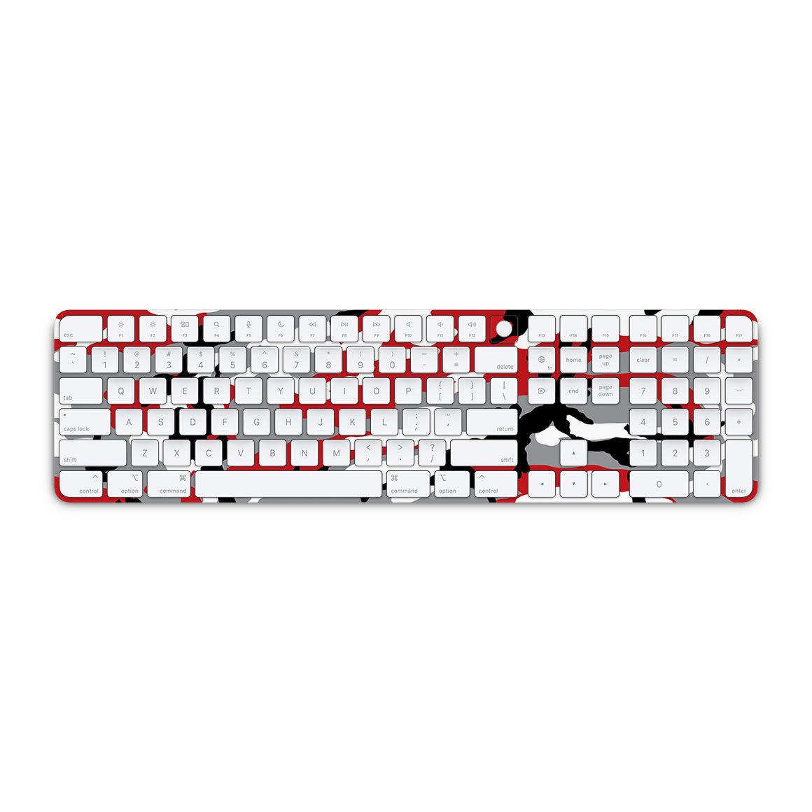 Magic Keyboard with Touch ID and Numeric Keypad Camo Series Skins/Wraps ...