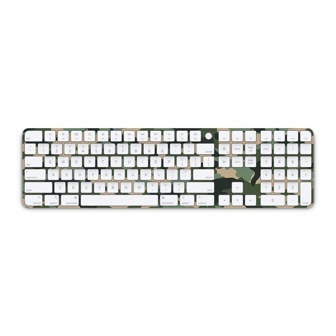 Magic Keyboard with Touch ID and Numeric Keypad Camo Series Skins/Wraps ...