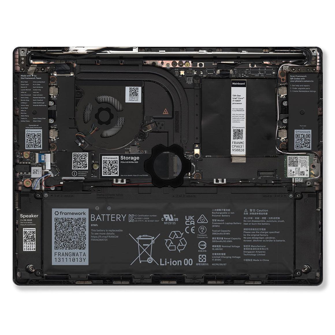 Framework Laptop 13 Transparent Skin, Wrap & Cover – Slickwraps
