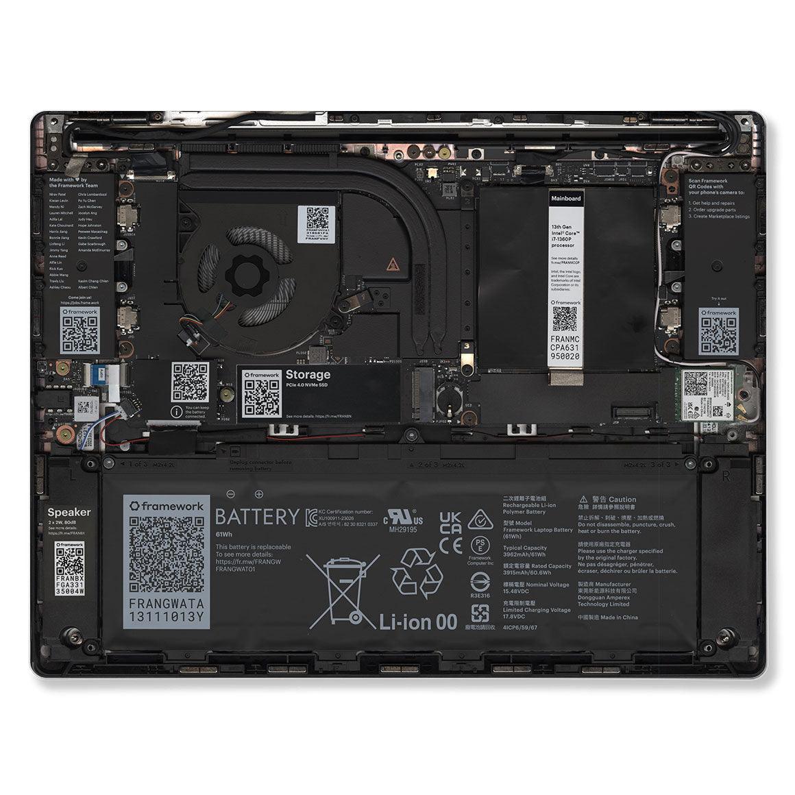 Framework Laptop 13 Transparent Skin, Wrap & Cover – Slickwraps