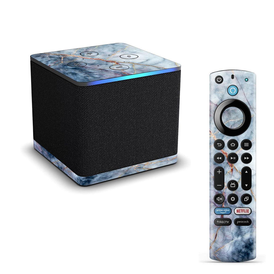 Amazon Fire TV Cube (3rd Gen) Marble Series Skins/Wraps & Covers ...