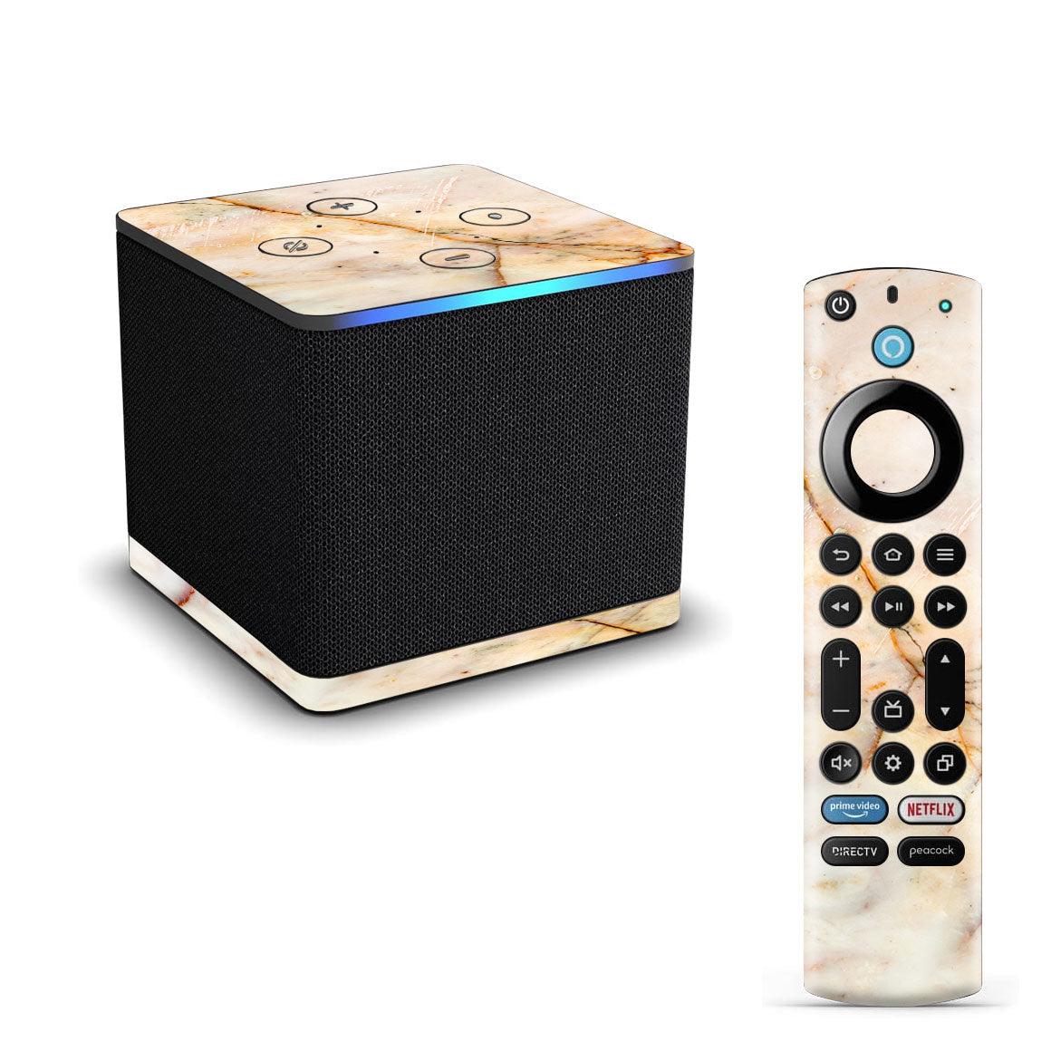 Amazon Fire TV Cube (3rd Gen) Marble Series Skins/Wraps & Covers ...