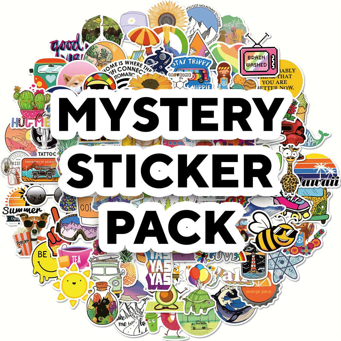 Random - Mystery Sticker Pack - 104pcs – Slickwraps