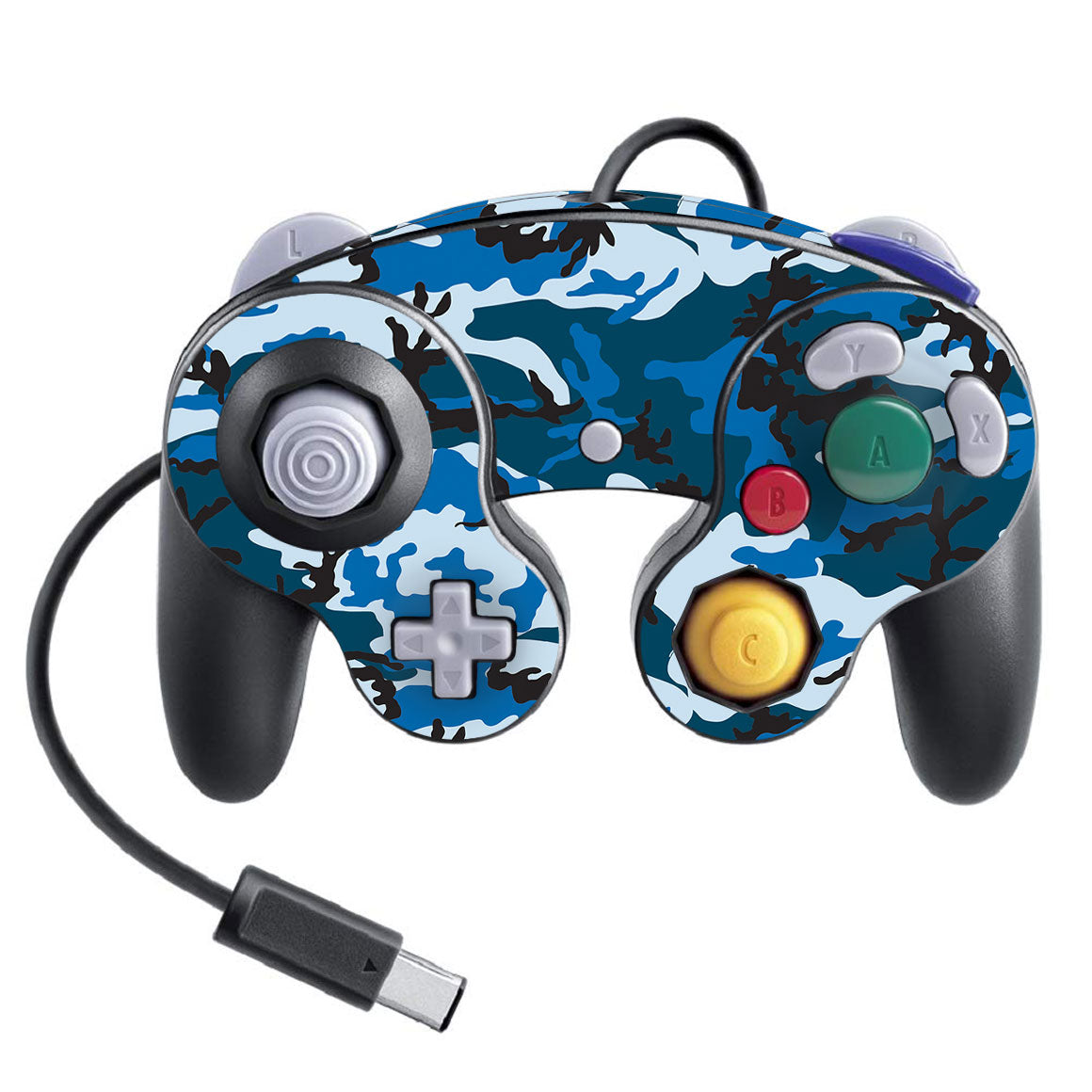 Nintendo Game Cube Controller Super Smash Bros Camo Series Skins/Wraps ...