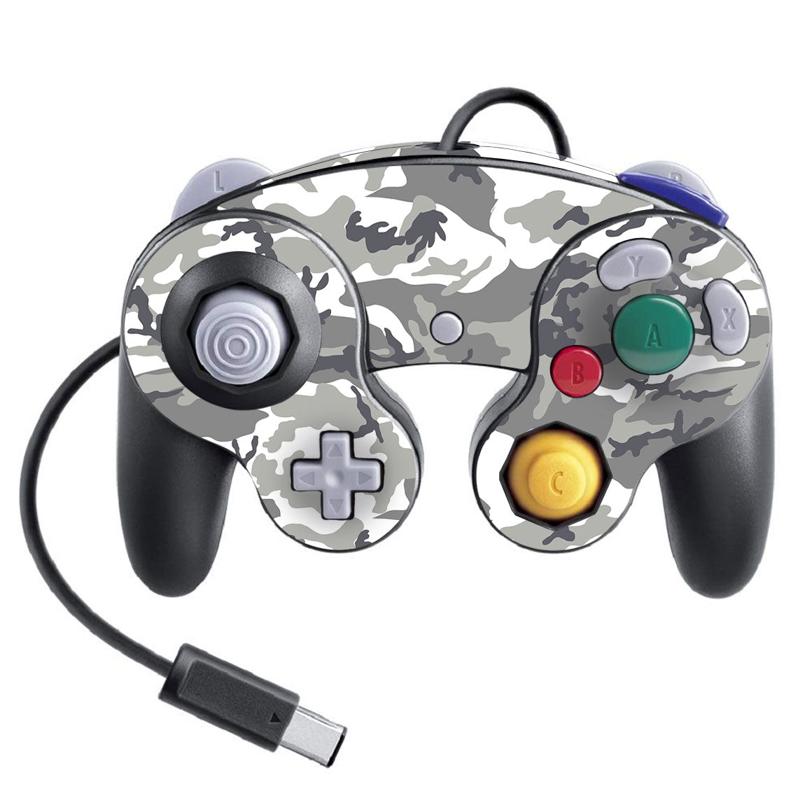 Nintendo Game Cube Controller Super Smash Bros Camo Series Skins/Wraps ...
