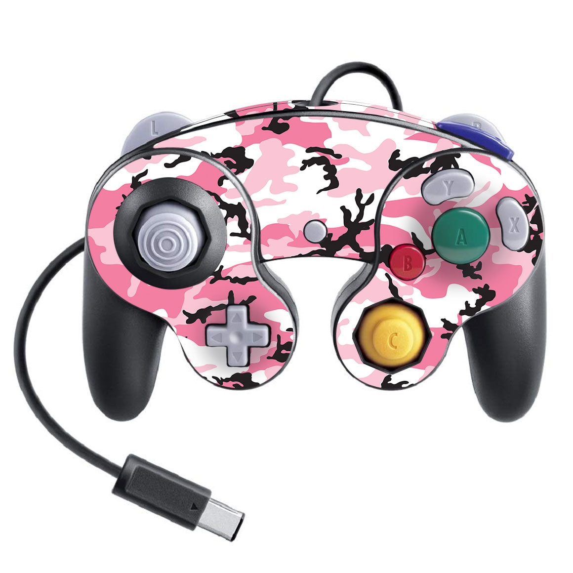 Nintendo Game Cube Controller Super Smash Bros Camo Series Skins/Wraps ...