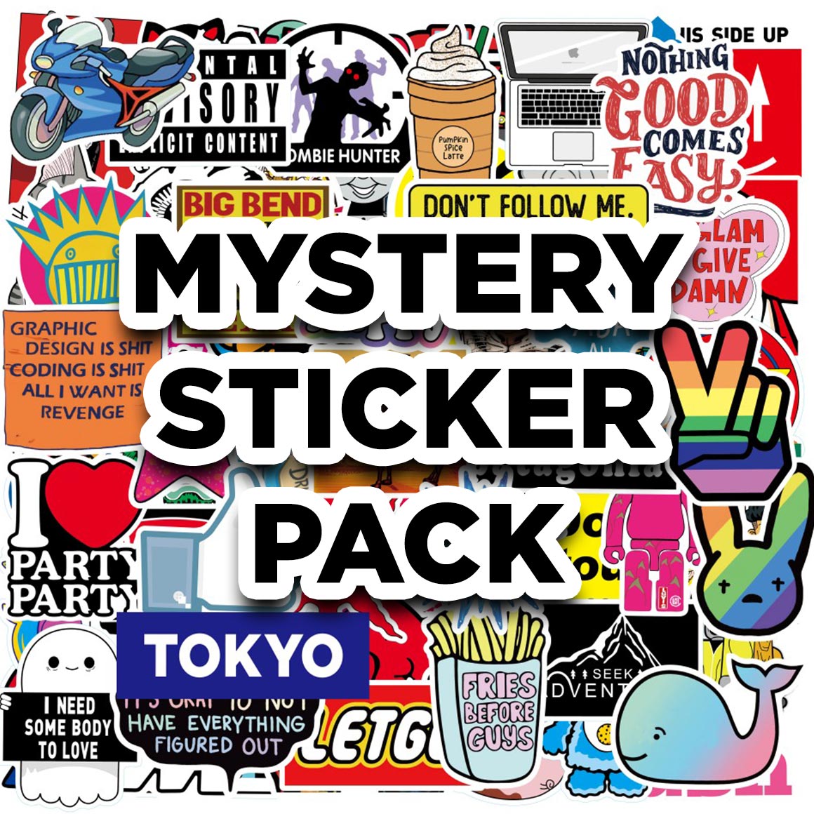 Cool - Mystery Sticker Pack - 100pcs – Slickwraps