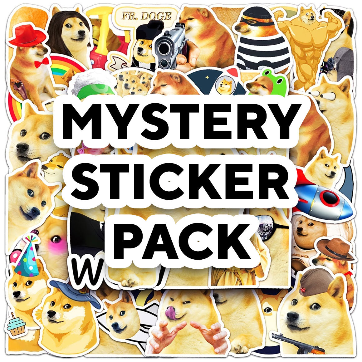 Doge Coin - Mystery Sticker Pack - 50pcs – Slickwraps