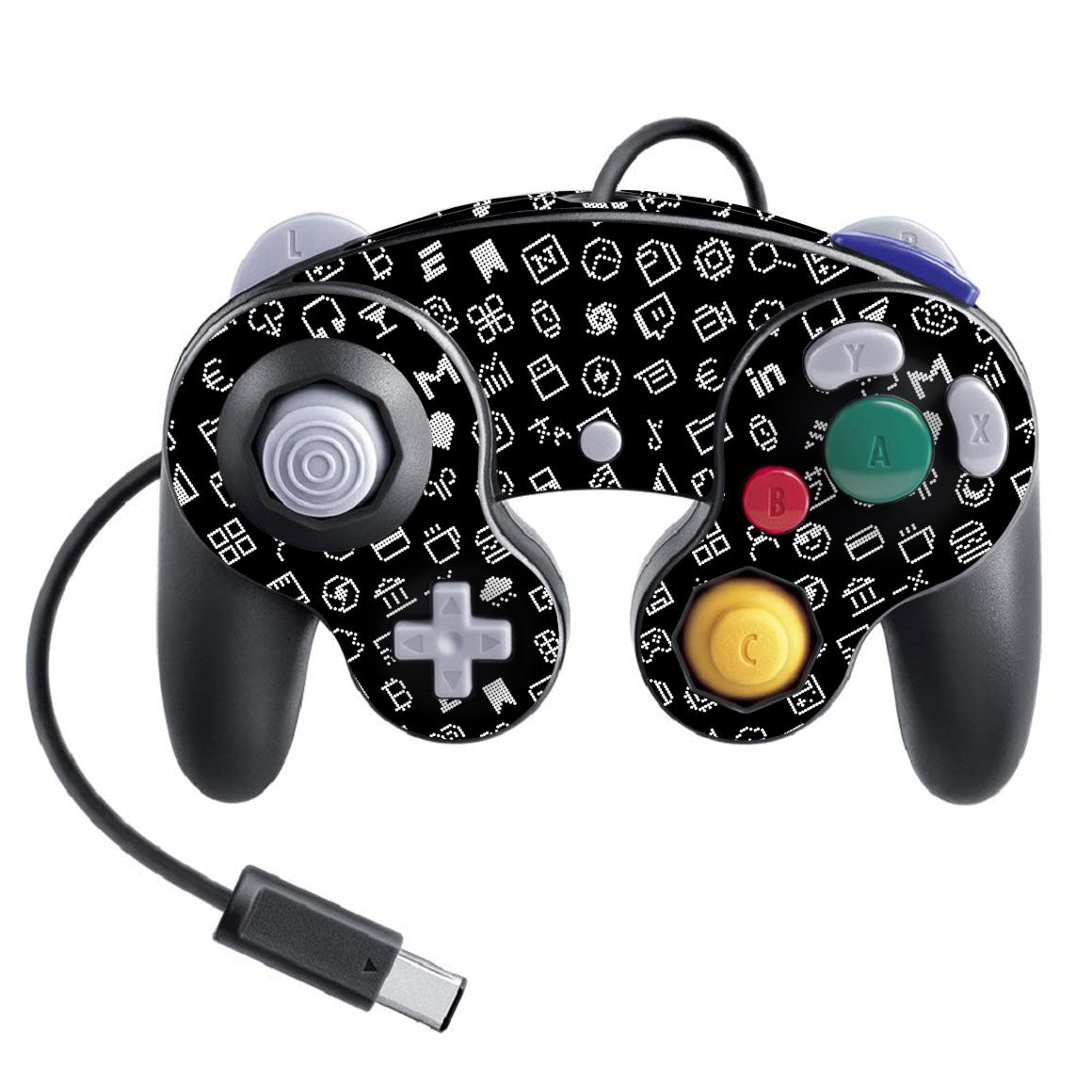 Nintendo Game Cube Controller Super Smash Bros Everything Series Skins ...