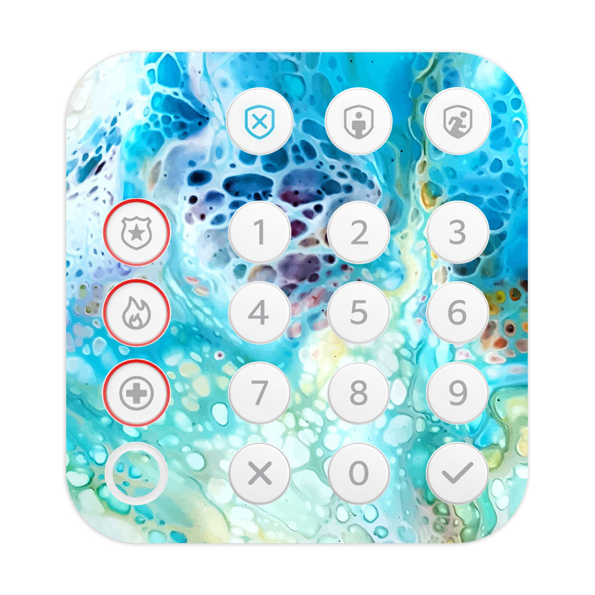 Ring Alarm Keypad (2nd Gen) Oil Paint Series Skins/Wraps & Covers ...
