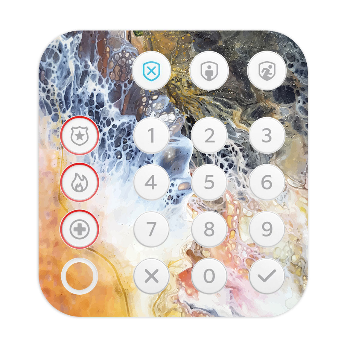 Ring Alarm Keypad (2nd Gen) Oil Paint Series Skins/Wraps & Covers ...