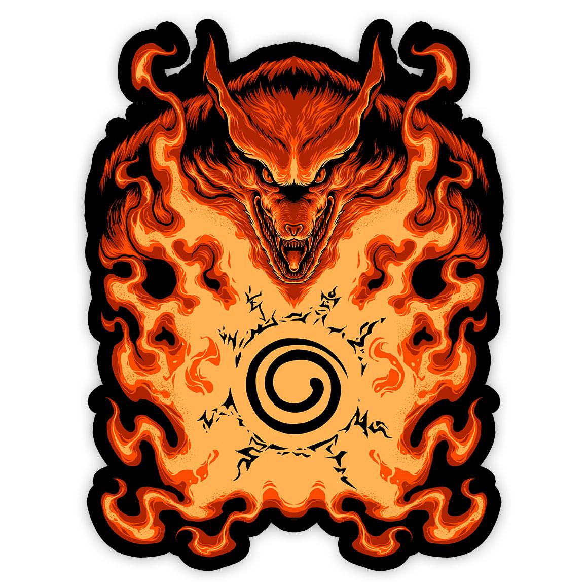 Burning Fox Sticker – Slickwraps