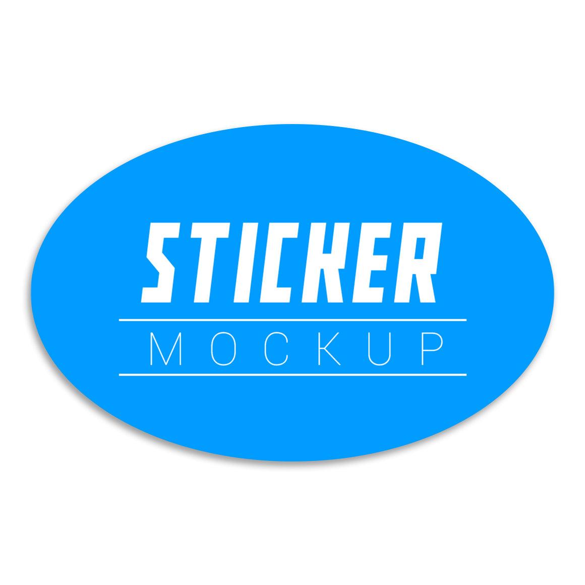 Custom Oval Stickers/Labels – Slickwraps