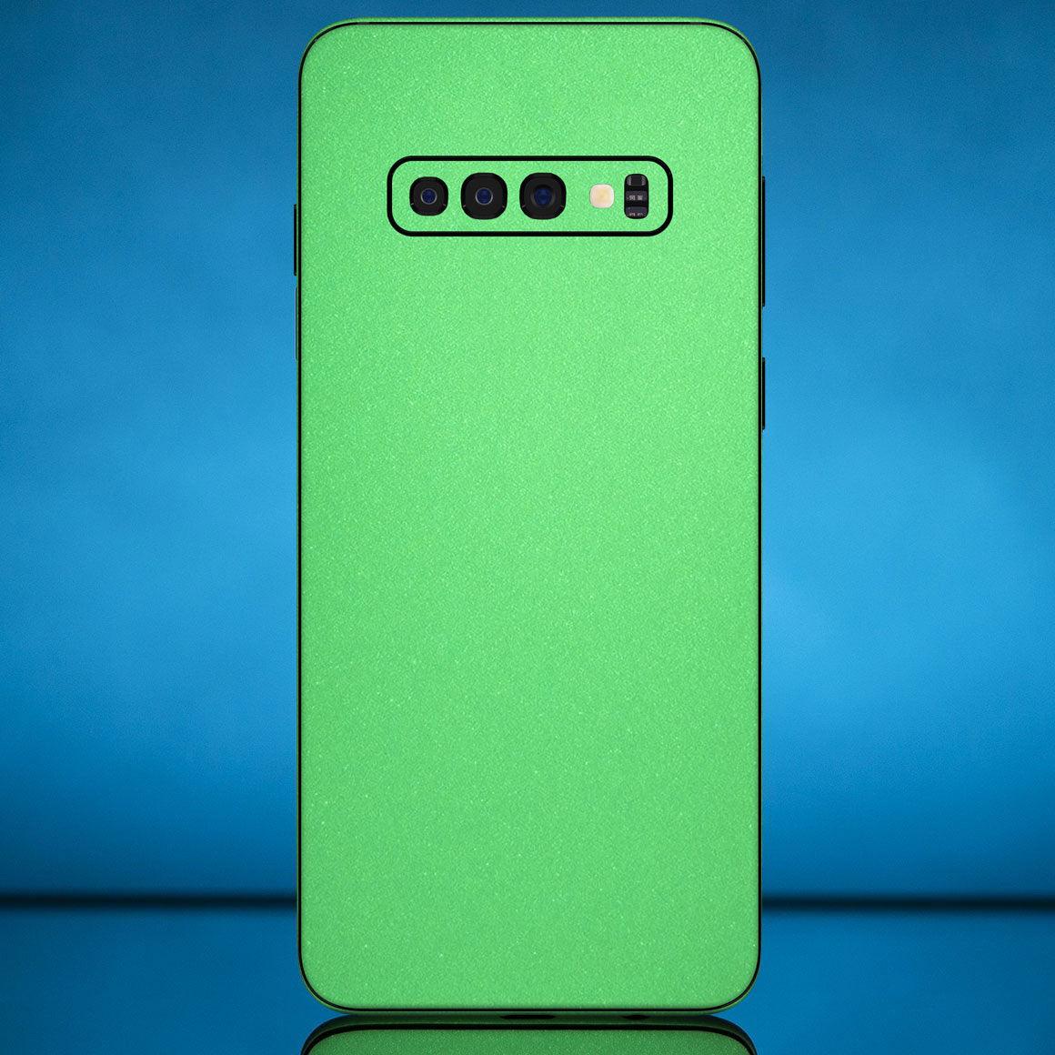 Galaxy S10 Plus Green Glow Skin – Slickwraps