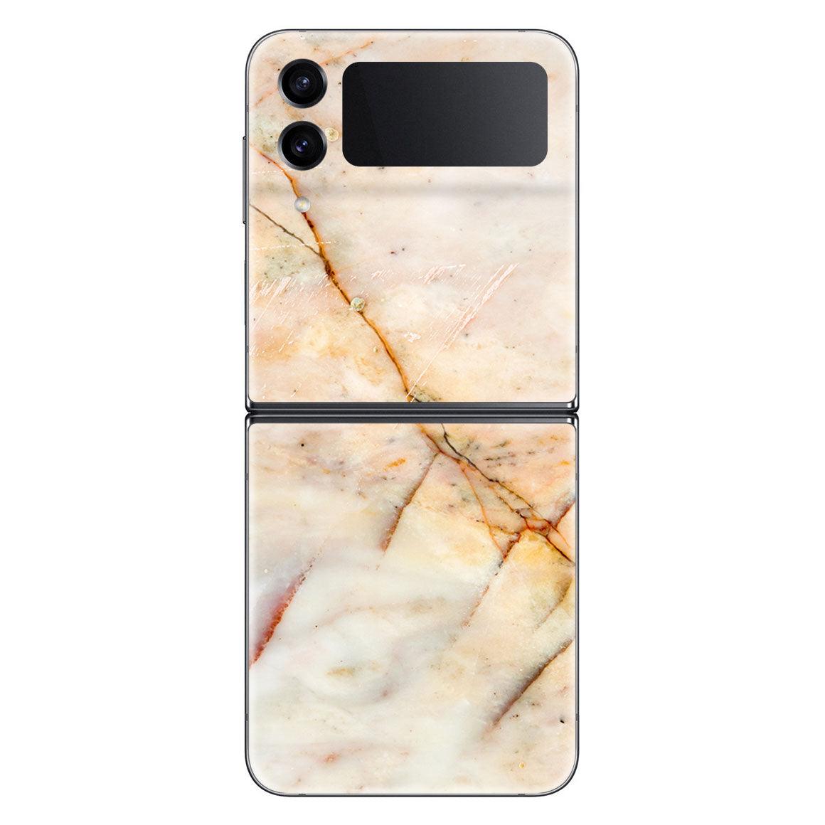 Galaxy Z Flip 4 Marble Series Skins/Wraps & Covers – Slickwraps