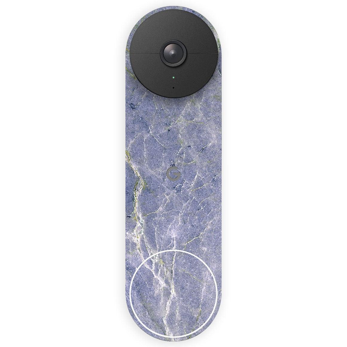 Google Nest Doorbell Wired (2nd Gen) Marble Series Skins/Wraps & Covers ...