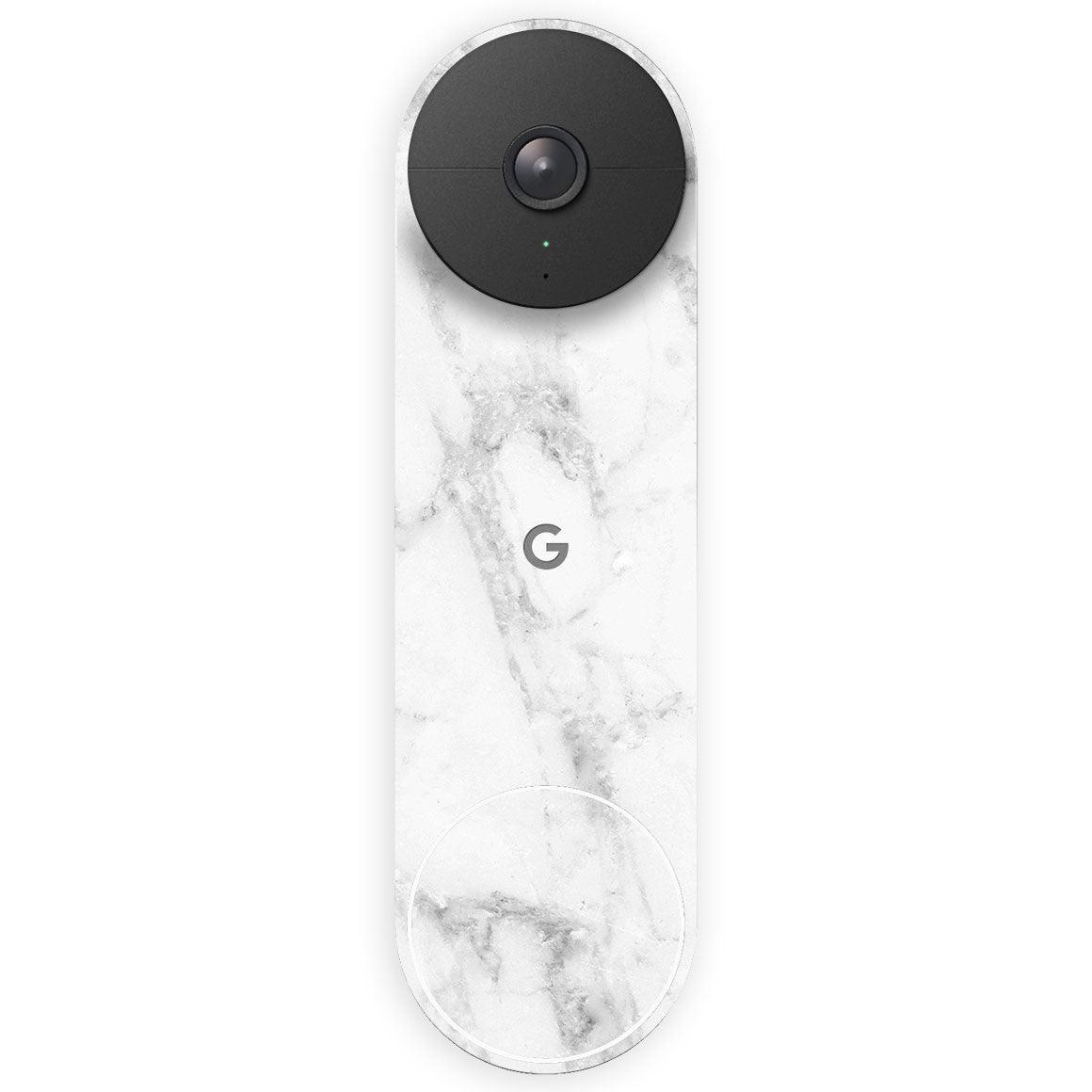 Google Nest Doorbell Wired (2nd Gen) Marble Series Skins/Wraps & Covers ...