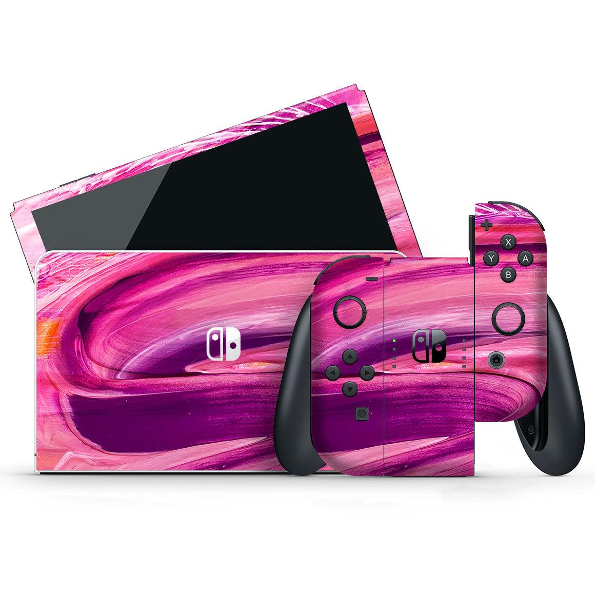 Nintendo Switch OLED Oil Paint Series Skins – Slickwraps