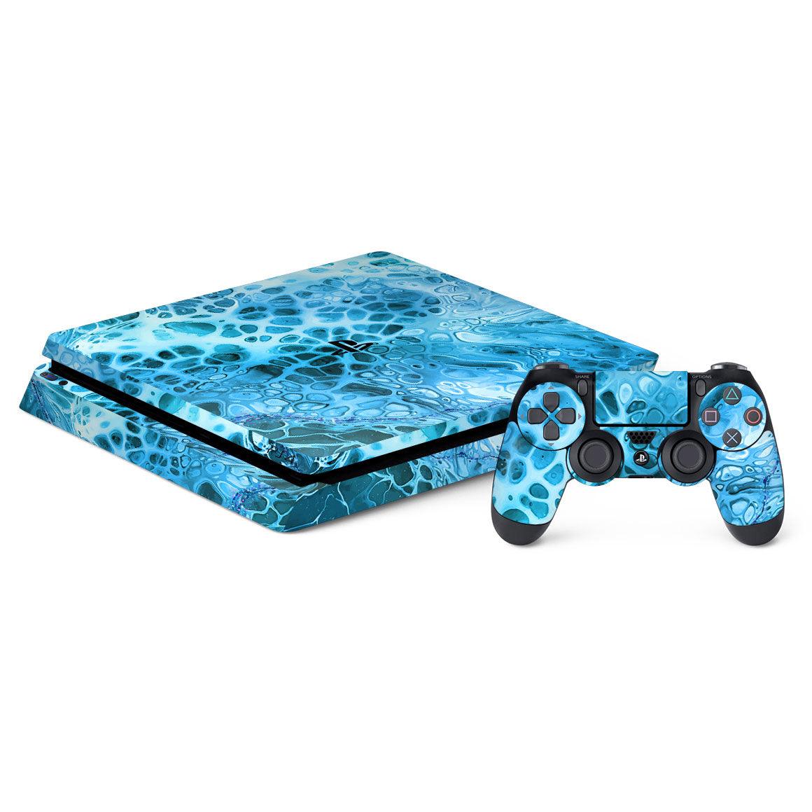 Playstation 4 Slim Oil Paint Series Skins – Slickwraps