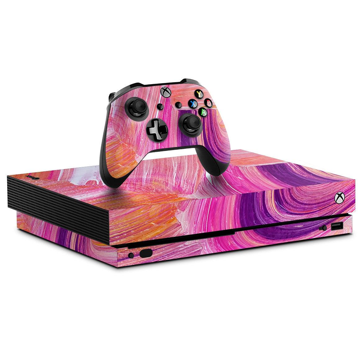Xbox One X Oil Paint Series Skins – Slickwraps